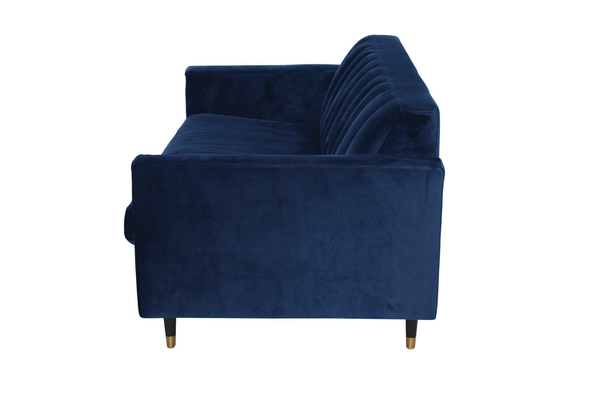 Shaw 2 seater Sofa - In Blue velvet - Pieces.ie