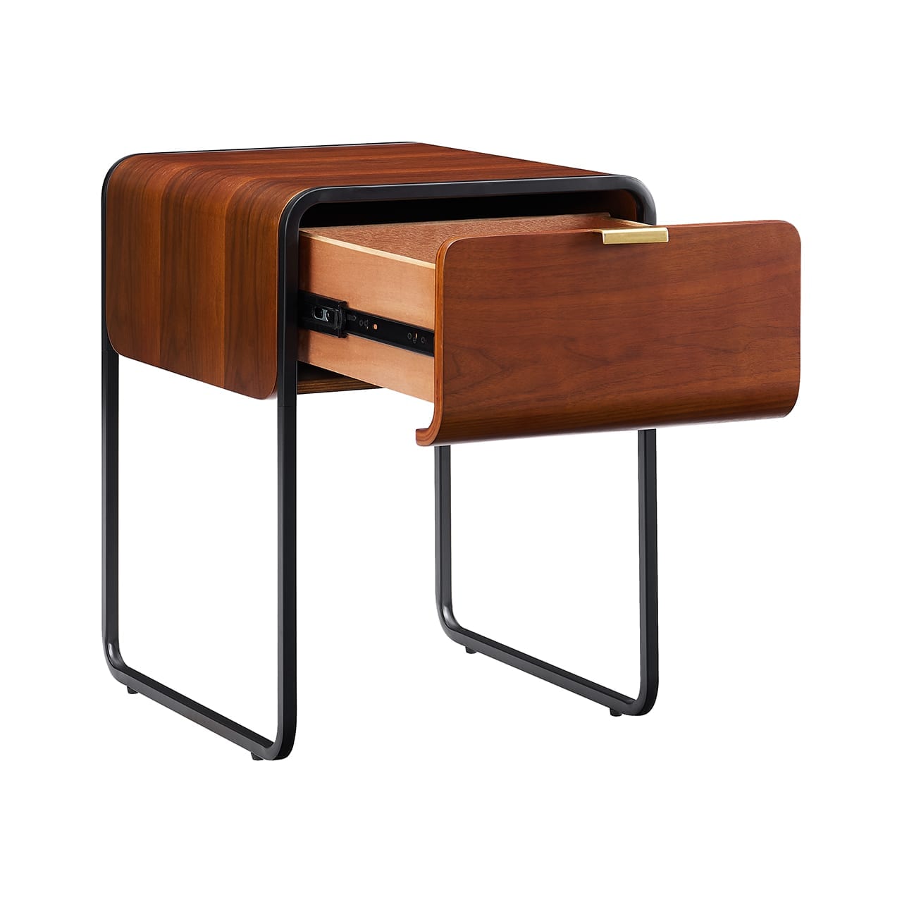 Portobello Bedside Locker in Walnut - Pieces.ie