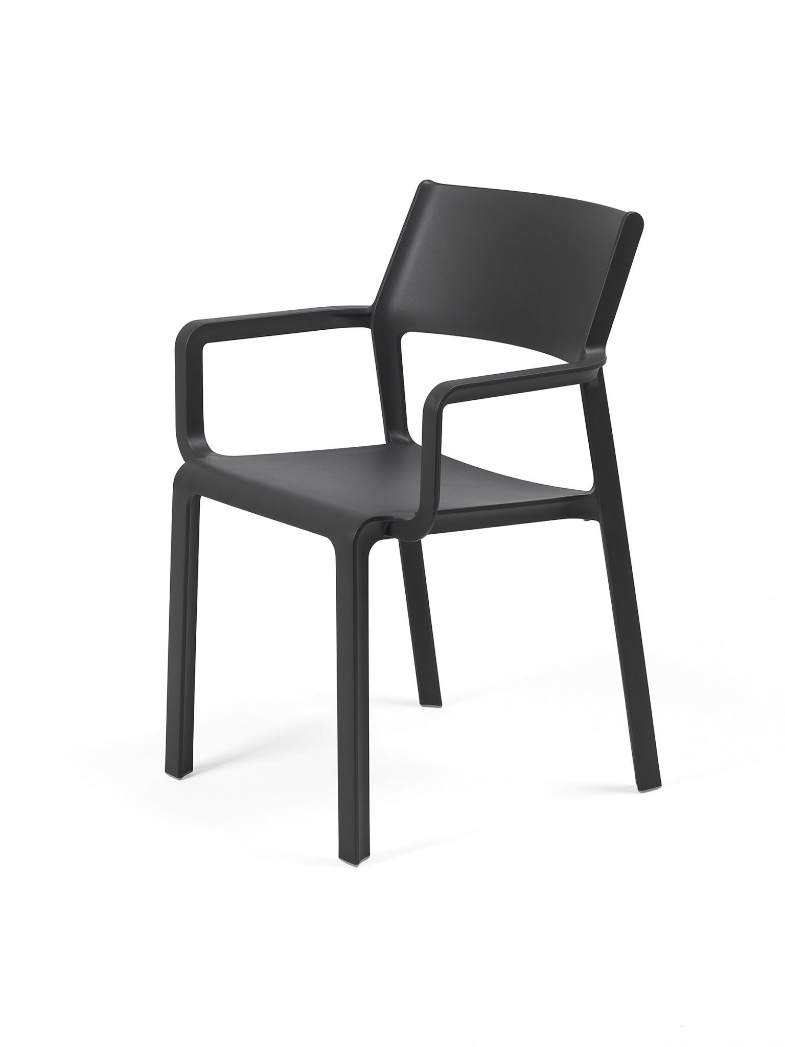 Trill dining chair - with arms in Antracite - Pieces.ie