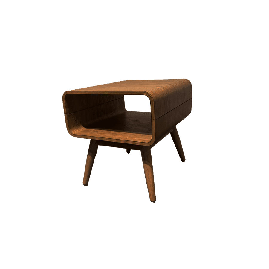 Grange Bedside locker in Walnut - Pieces.ie