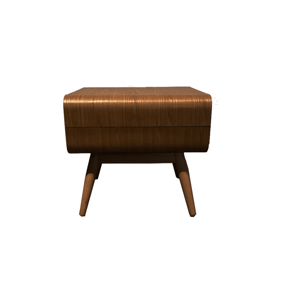 Grange Bedside locker in Walnut - Pieces.ie