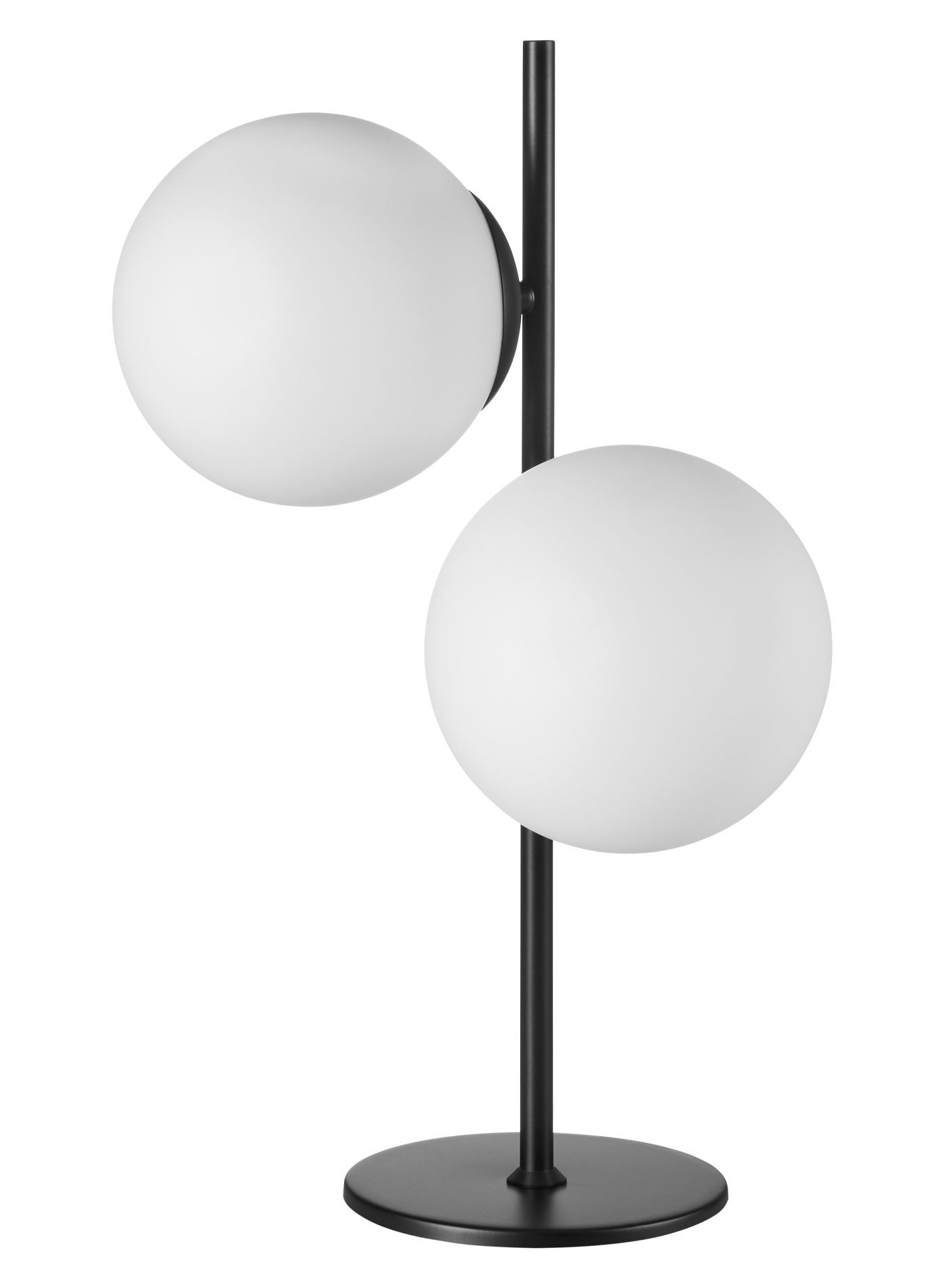 Rhonda 2 Bulb Table Lamp Black - Pieces.ie